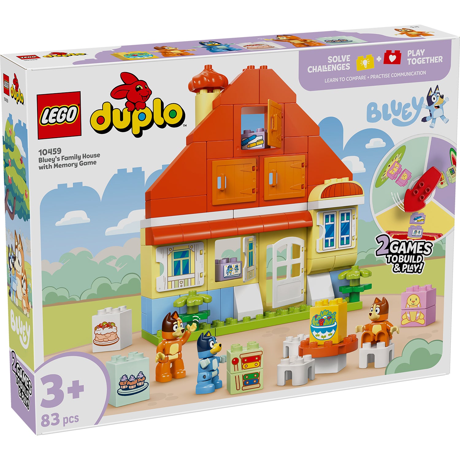 LEGO® DUPLO® Bluey: Blueys Family House with Memory Game – AG LEGO ...