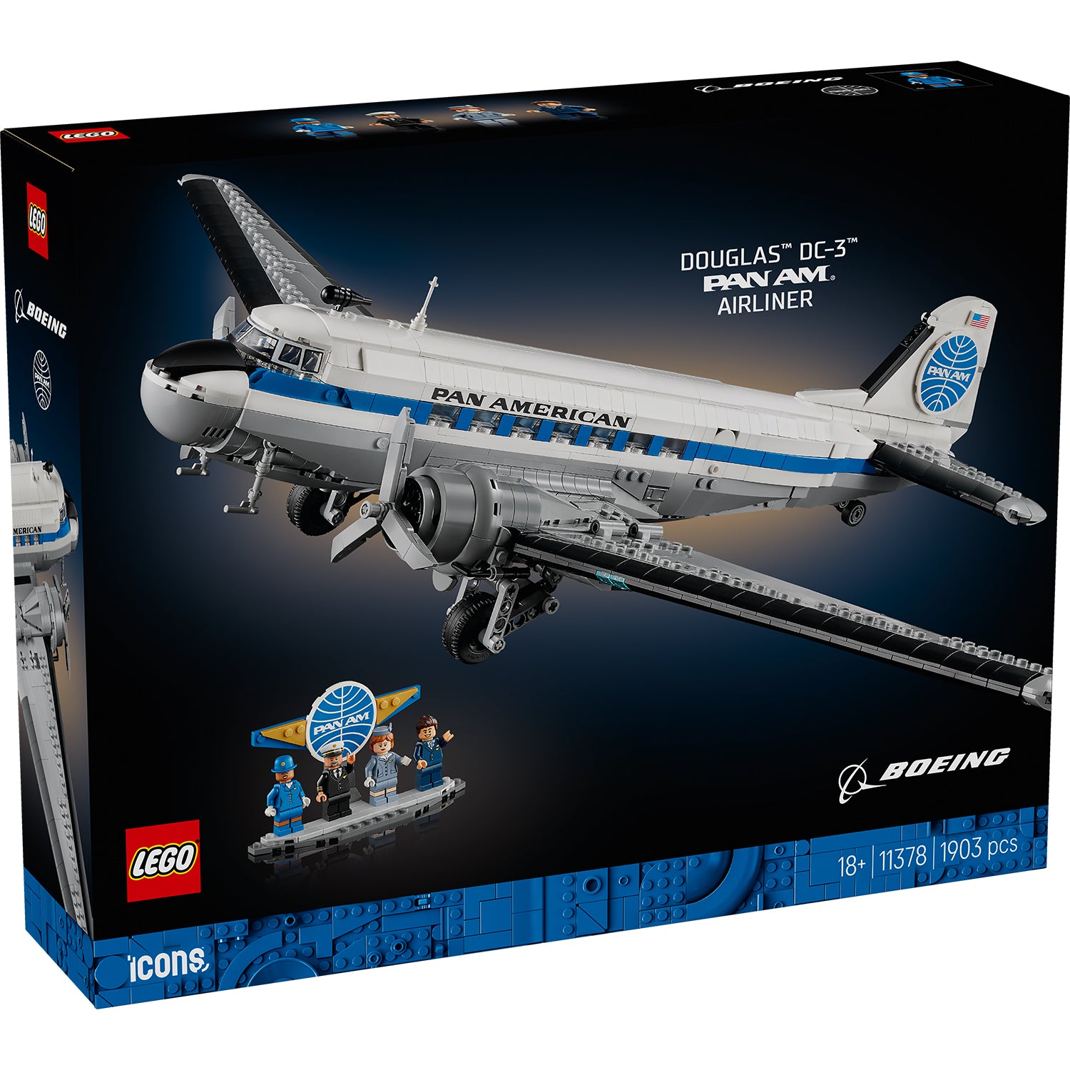 LEGO® Icons Douglas™ DC-3™ PAN AM® Airliner – AG LEGO® Certified Stores