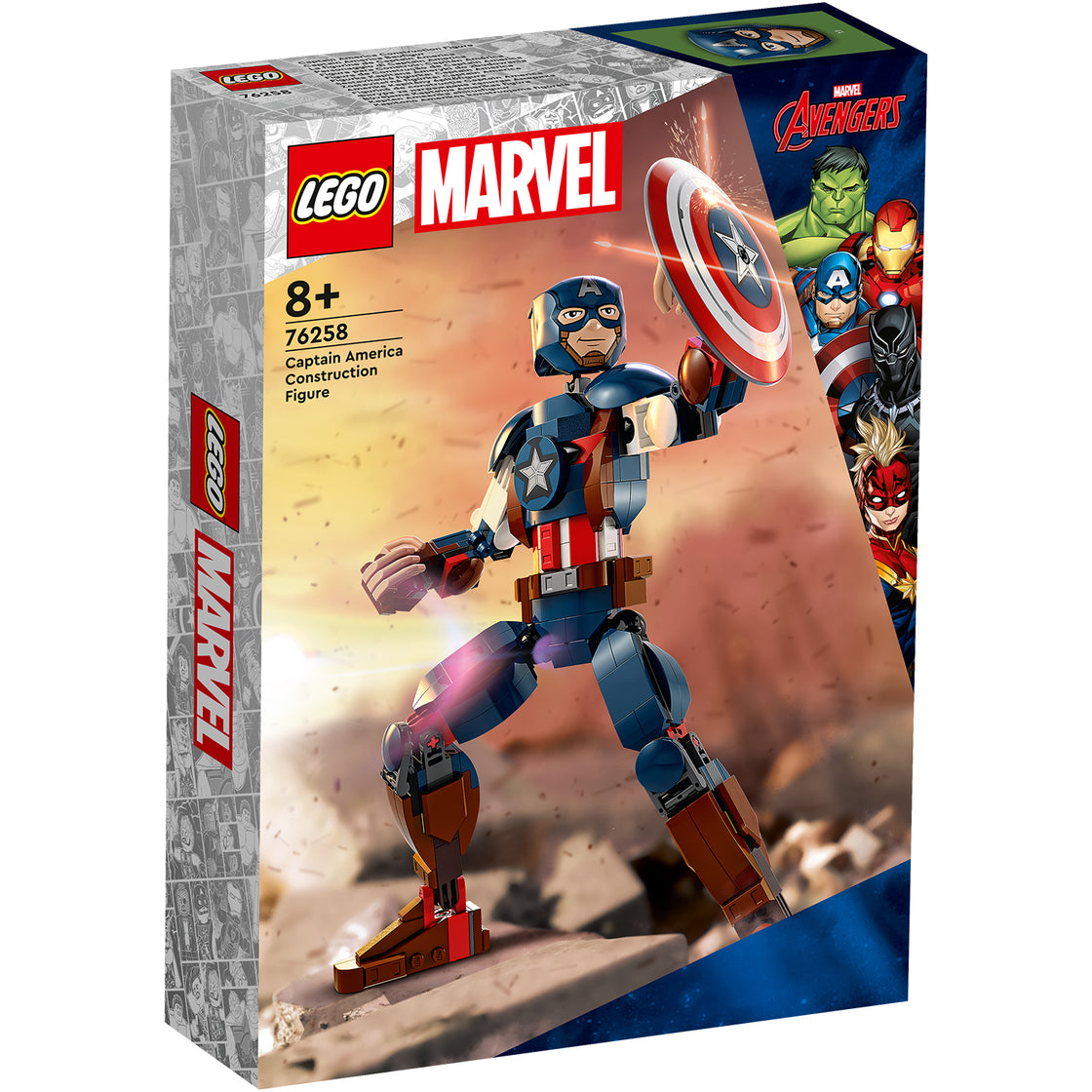 LEGO® Marvel Captain America Construction Figure – AG LEGO® Certified ...