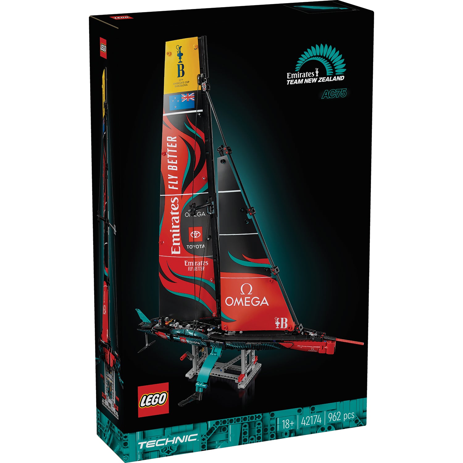 LEGO® Technic™ Emirates Team New Zealand AC75 Yacht – AG LEGO ...