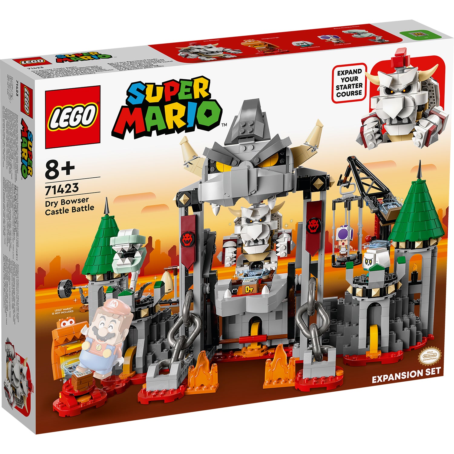 LEGO® Super Mario™ Dry Bowser Castle Battle Expansion Set – AG LEGO ...
