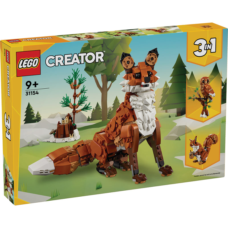 LEGO® Creator 3-in-1 Forest Animals: Red Fox – AG LEGO® Certified Stores
