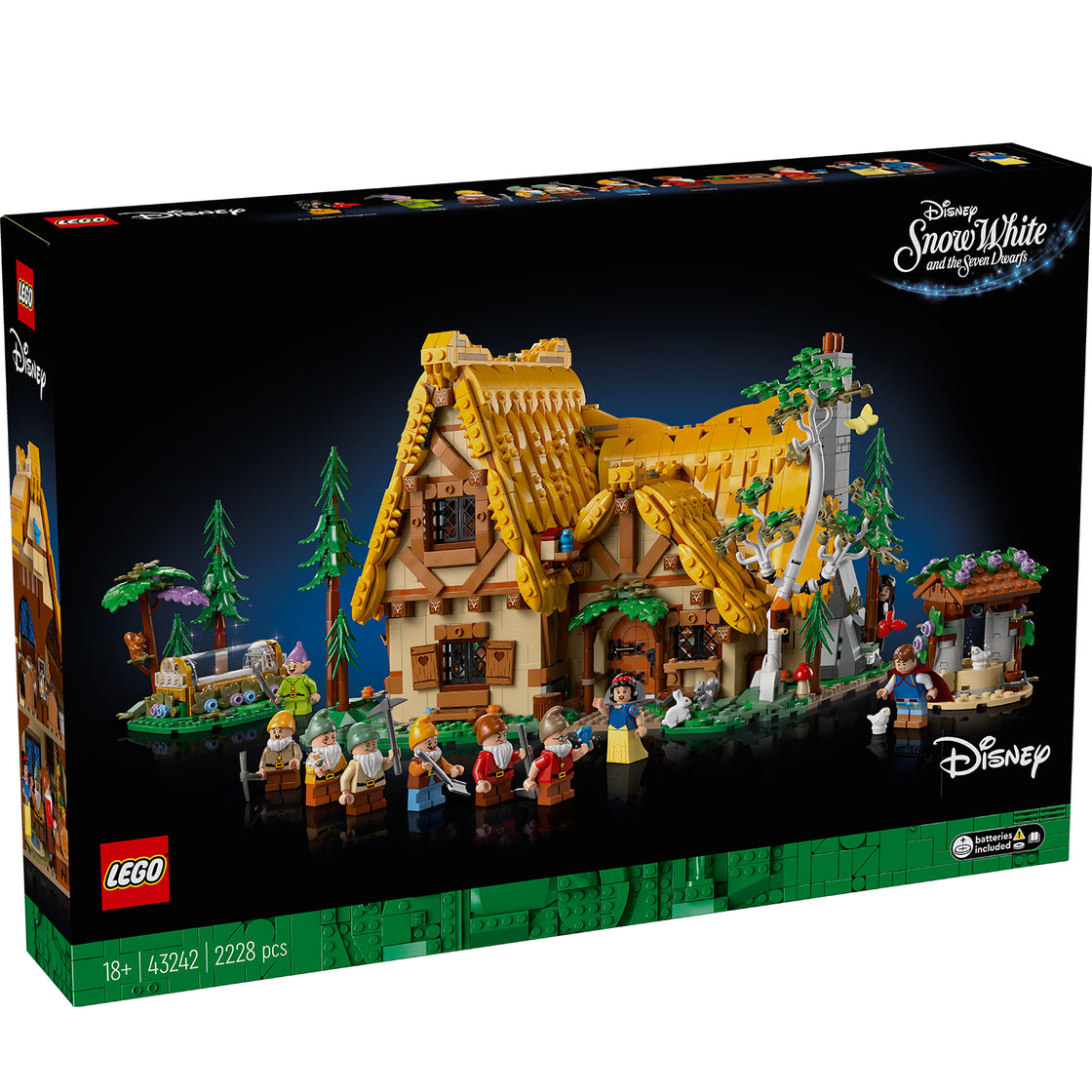 LEGO® Disney™ Snow White and the Seven Dwarfs Cottage – AG LEGO ...