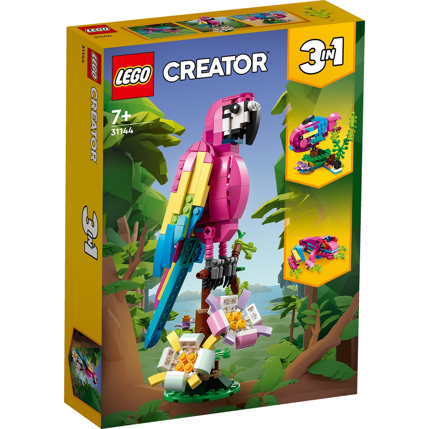LEGO® Creator 3-in-1 Exotic Pink Parrot – AG LEGO® Certified Stores
