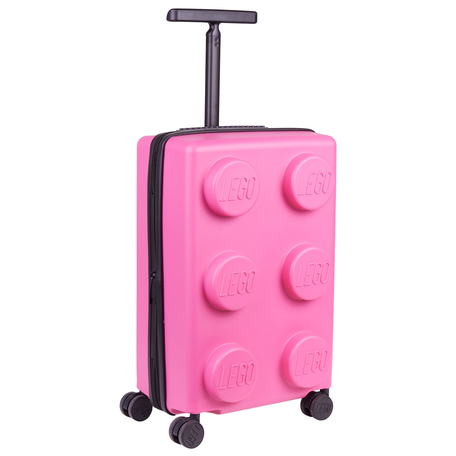 LEGO Signature Brick 2x3 Trolley Expandable Luggage - Bright Purple ...