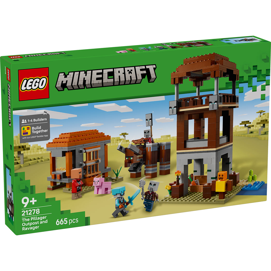 LEGO® Minecraft® The Pillager Outpost and Ravager – AG LEGO® Certified ...