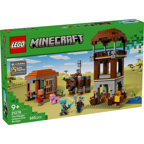 LEGO® Minecraft® The Pillager Outpost and Ravager – AG LEGO® Certified ...