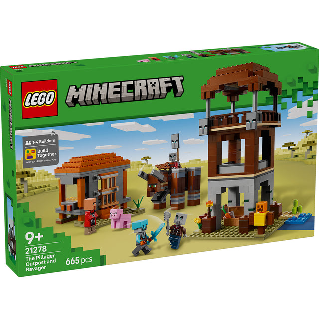 LEGO® Minecraft® The Pillager Outpost and Ravager – AG LEGO® Certified ...