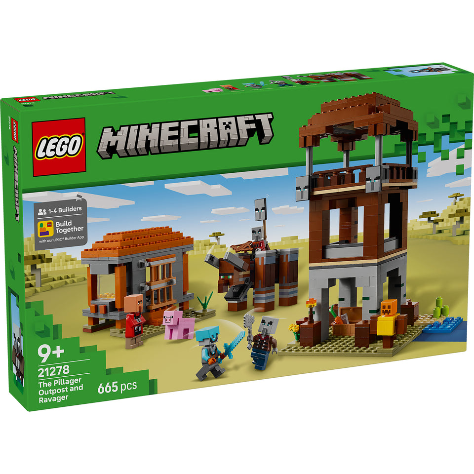 LEGO® Minecraft® The Pillager Outpost and Ravager – AG LEGO® Certified ...