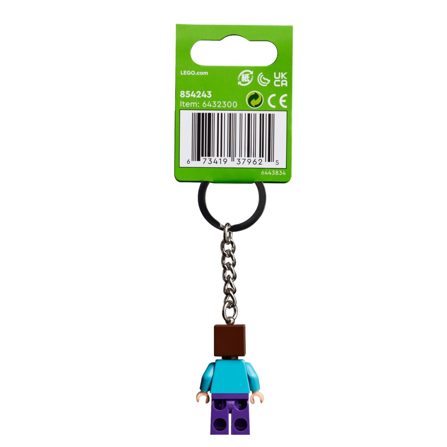 LEGO® Minecraft® Steve Keyring – AG LEGO® Certified Stores