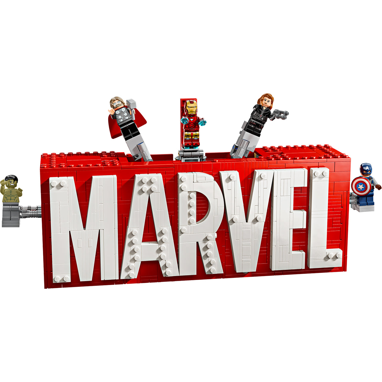 LEGO® Marvel: MARVEL Logo & Minifigures – AG LEGO® Certified Stores