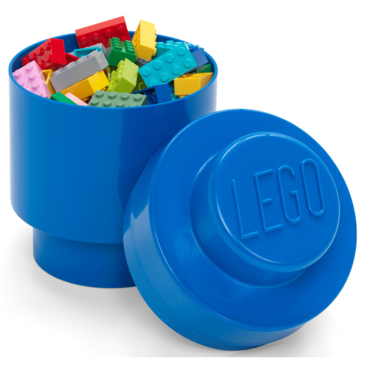 LEGO Storage Brick 1 Round - Blue – AG LEGO® Certified Stores