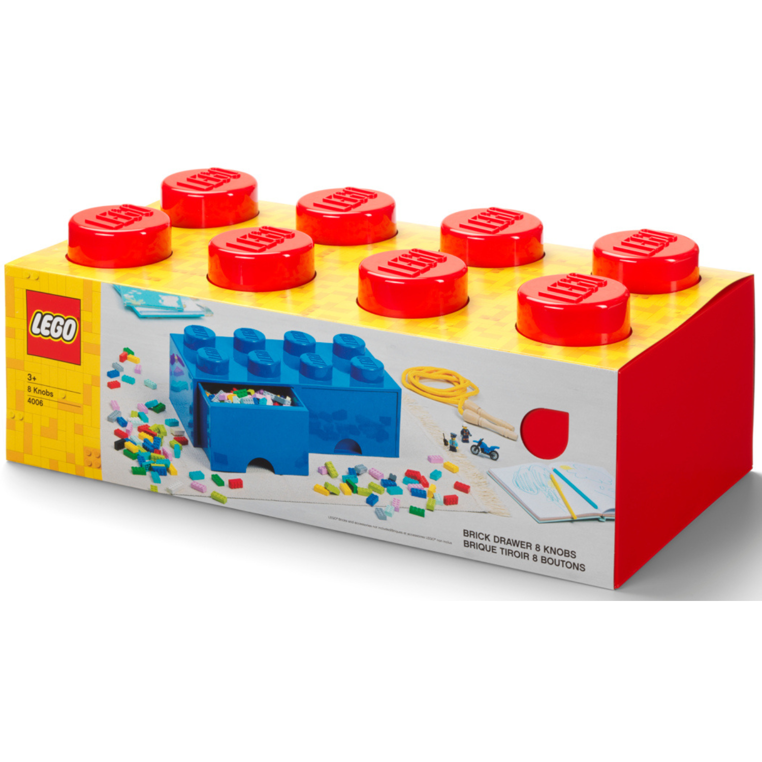 LEGO Brick Drawer 8 - Red – AG LEGO® Certified Stores