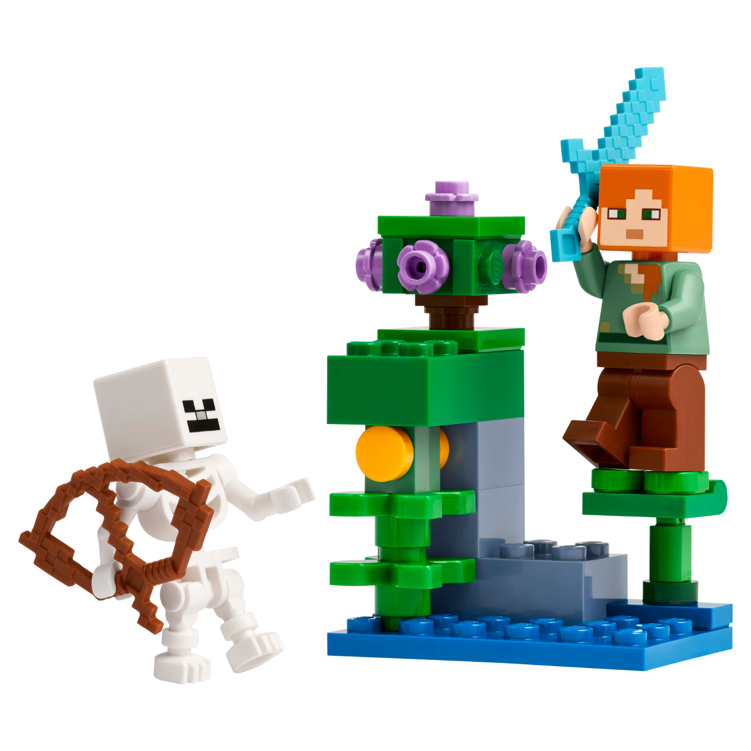 LEGO® Minecraft® The Lush Cave Fight – AG LEGO® Certified Stores