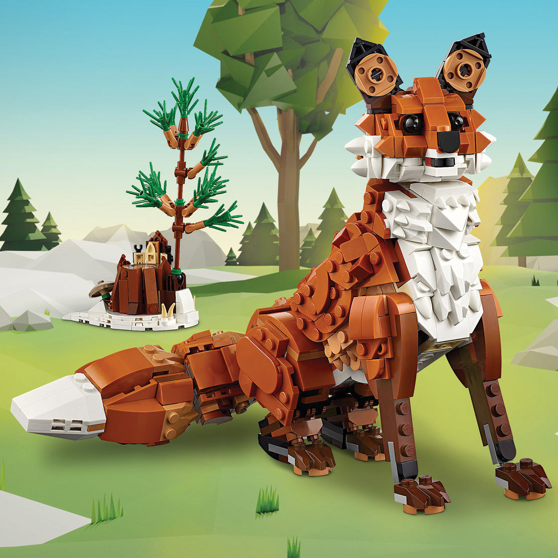 LEGO® Creator 3-in-1 Forest Animals: Red Fox – AG LEGO® Certified Stores