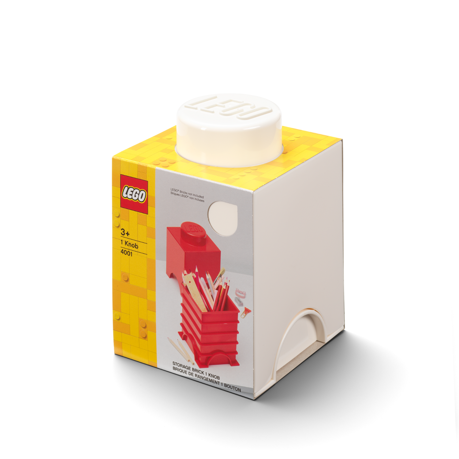 LEGO Storage Brick 1 Stud Square - White – AG LEGO® Certified Stores