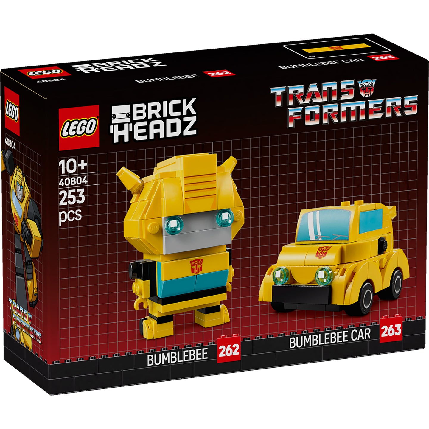 LEGO® BrickHeadz™ Transformers Bumblebee Robot & Vehicle – AG LEGO ...
