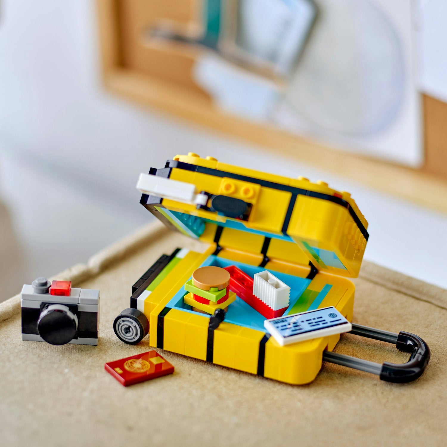 Yellow Travel Suitcase – AG LEGO® Certified Stores