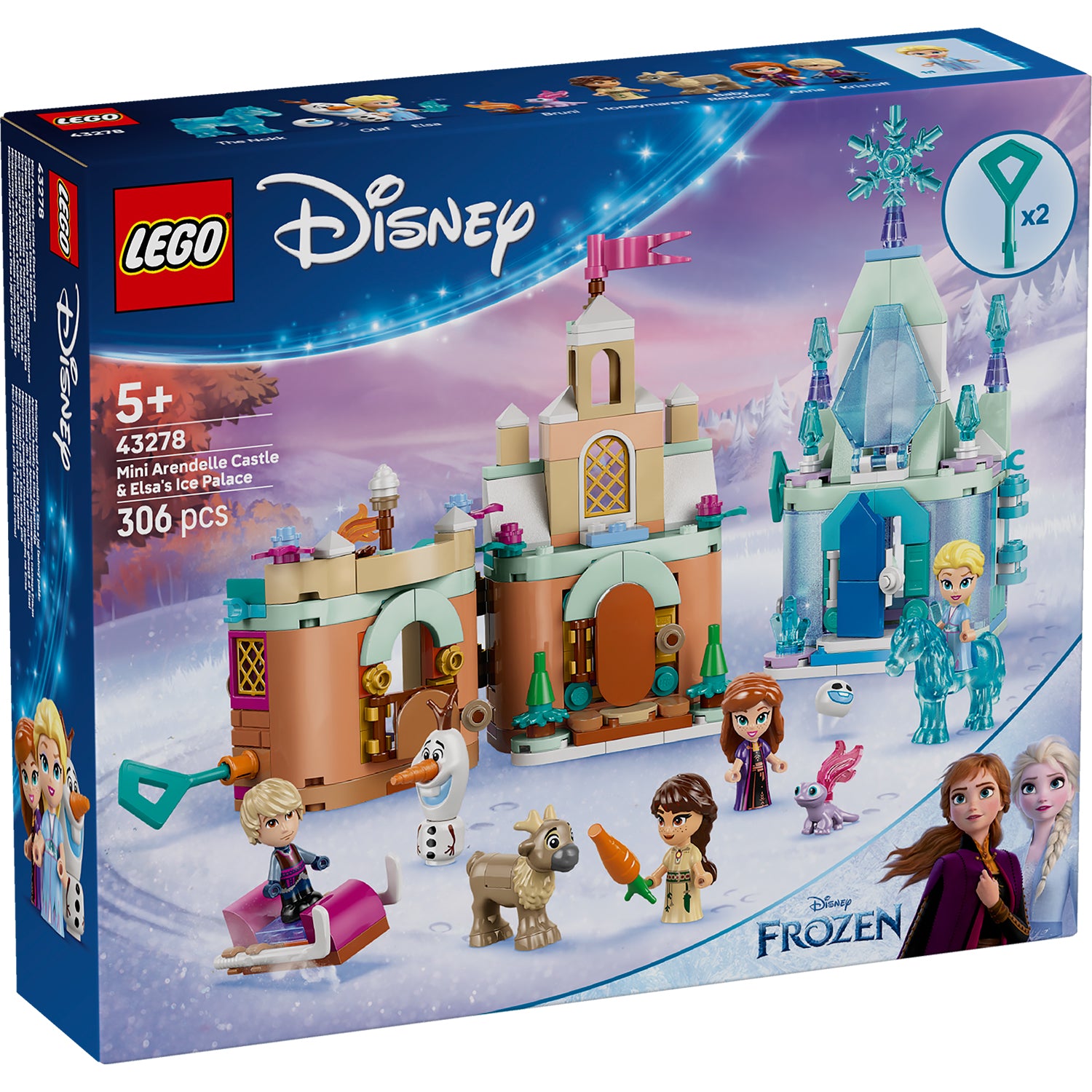 LEGO® Disney™ Mini Arendelle Castle & Elsa's Ice Palace – AG LEGO ...