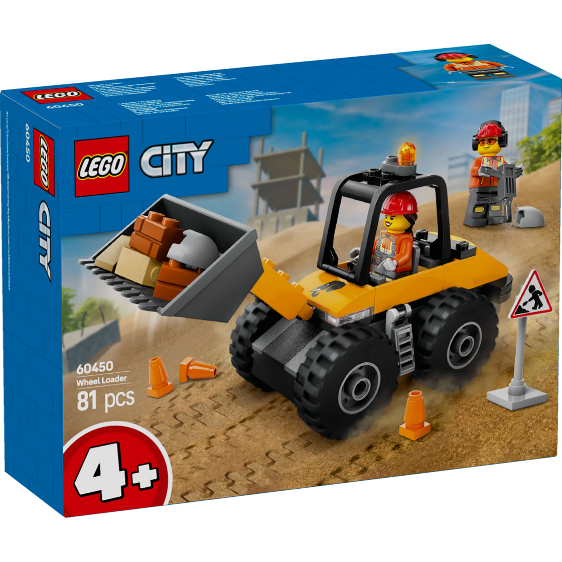 LEGO® City Yellow Construction Wheel Loader – AG LEGO® Certified Stores