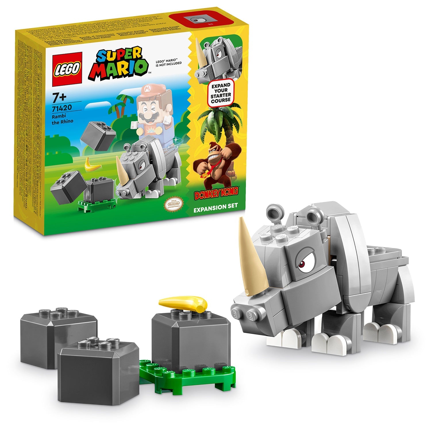 LEGO® Super Mario™ Rambi the Rhino Expansion Set – AG LEGO® Certified ...