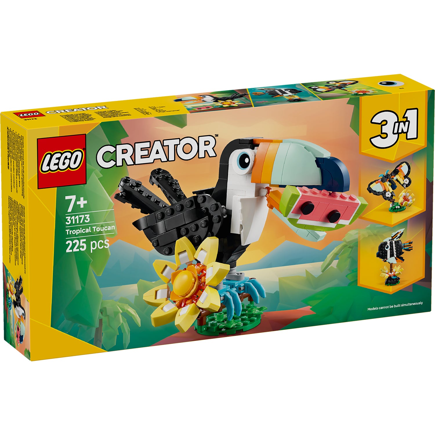 LEGO® Creator 3-in-1 Wild Animals: Tropical Toucan – AG LEGO® Certified ...