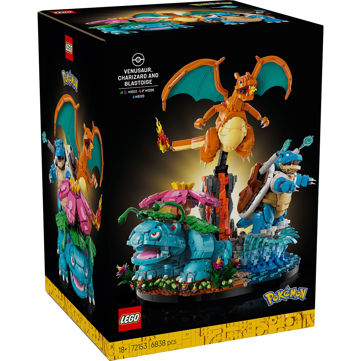 Pre-Order LEGO® Pokémon™ Venusaur, Charizard and Blastoise – AG LEGO ...