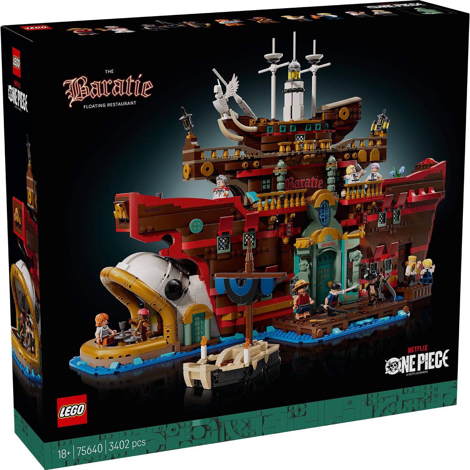 LEGO® ONE PIECE The Baratie Floating Restaurant – AG LEGO® Certified Stores