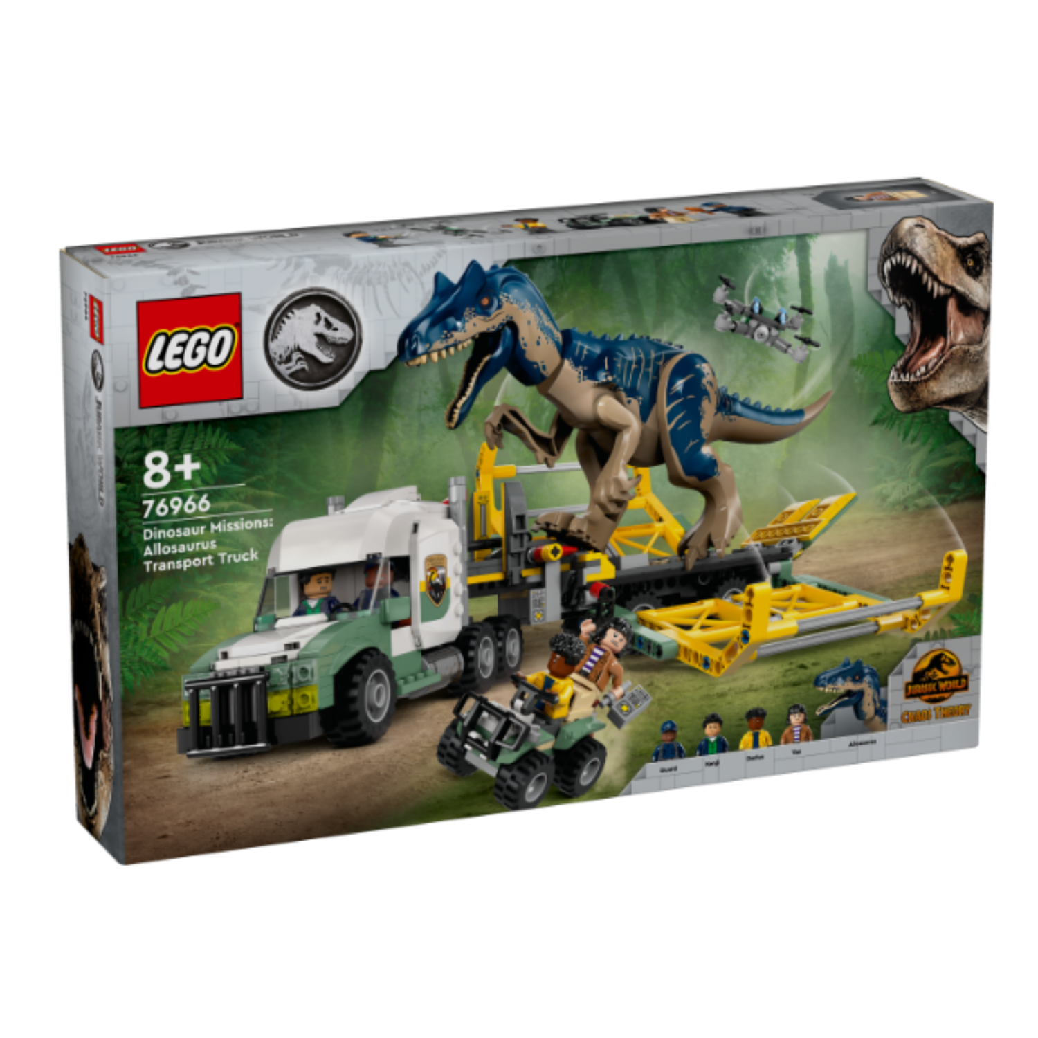 LEGO® Jurassic World™ Dinosaur Missions: Allosaurus Transport Truck ...