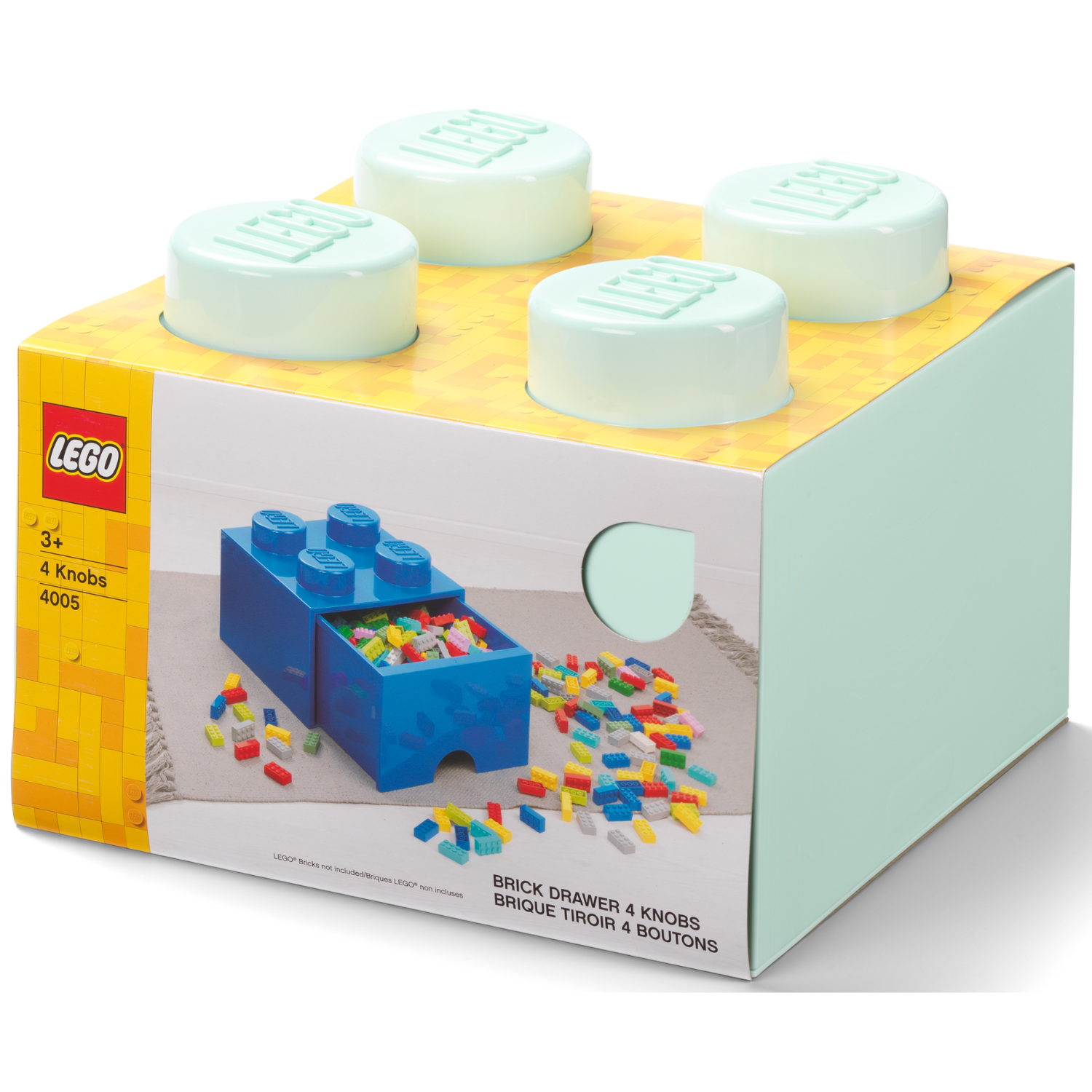 LEGO Brick Drawer 4 - Aqua – AG LEGO® Certified Stores