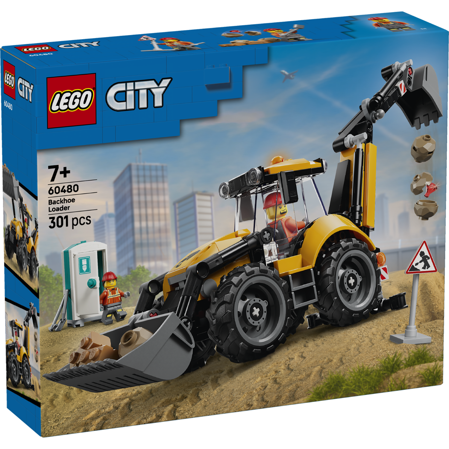 LEGO® City Yellow Backhoe Loader – AG LEGO® Certified Stores