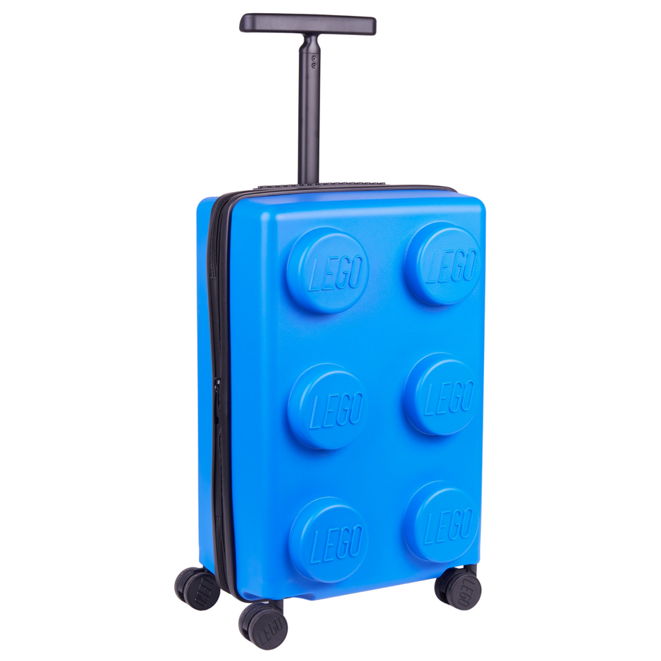 LEGO Signature Brick 2x3 Trolley Expandable Luggage - Blue – AG LEGO ...