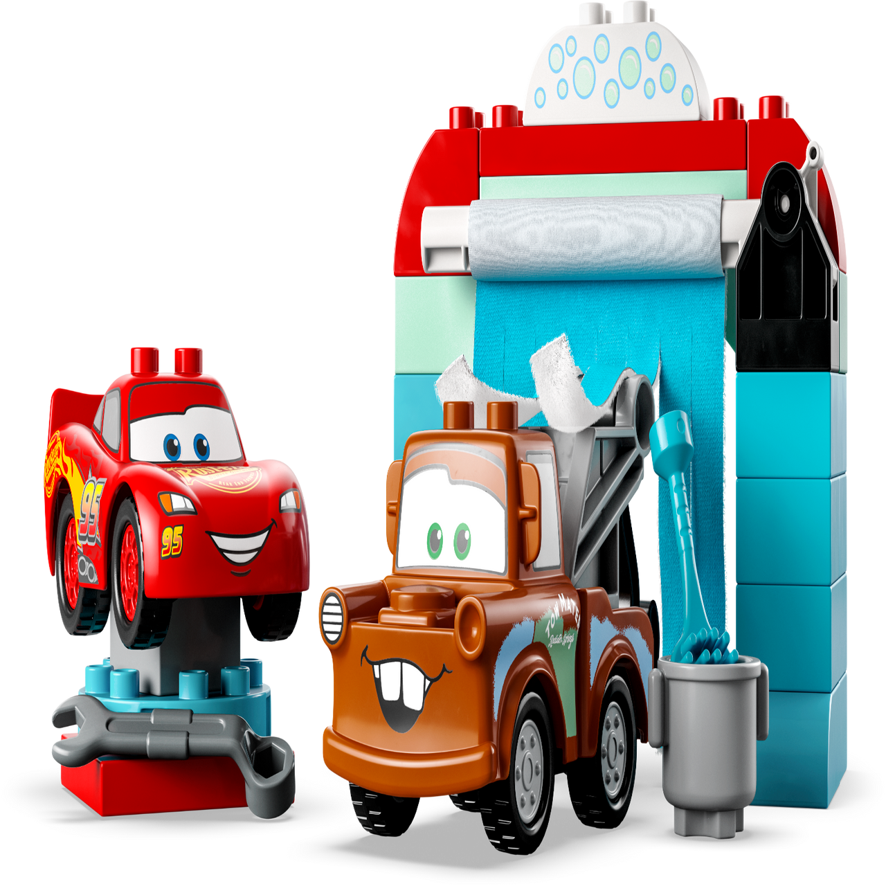 LEGO® DUPLO™ Disney™ and Pixar’s Cars Lightning McQueen & Mater’s Car ...