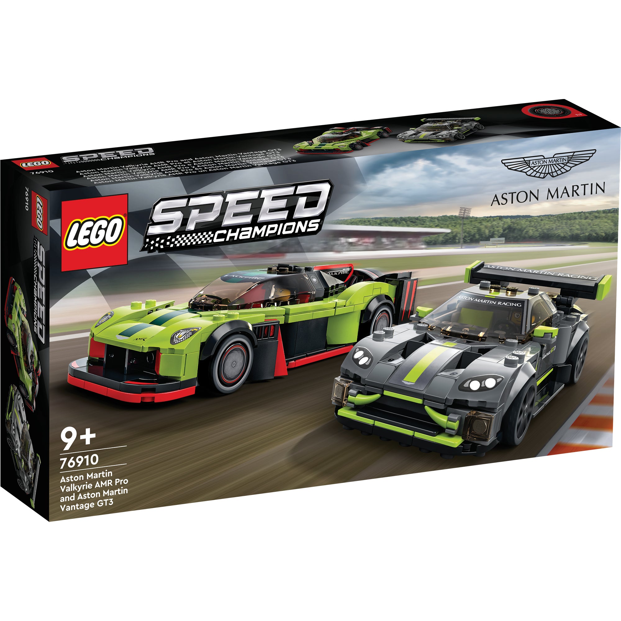 LEGO® Speed Champions Aston Martin Valkyrie AMR Pro and Aston Martin V ...