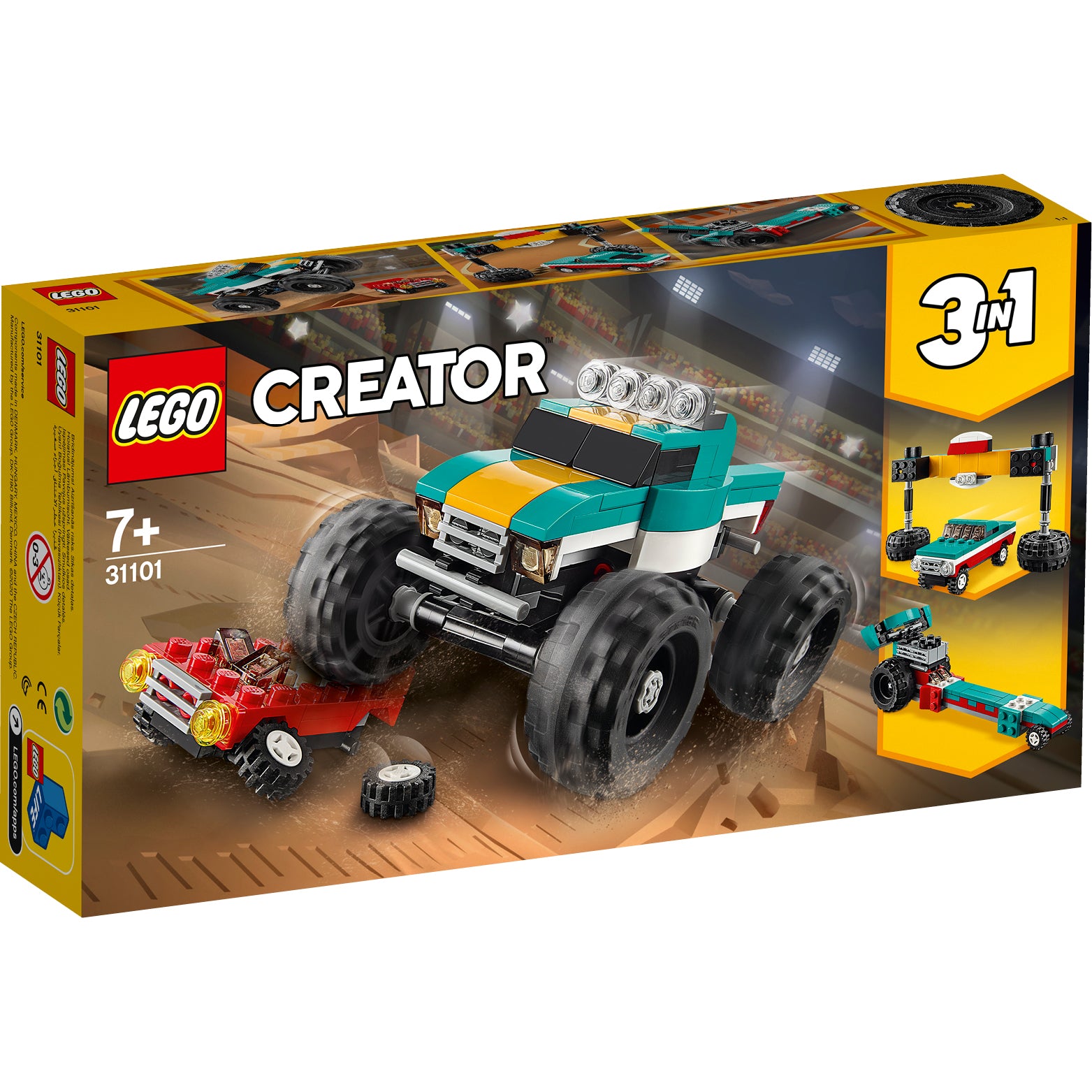 LEGO® Creator 3-in-1 Monster Truck – AG LEGO® Certified Stores