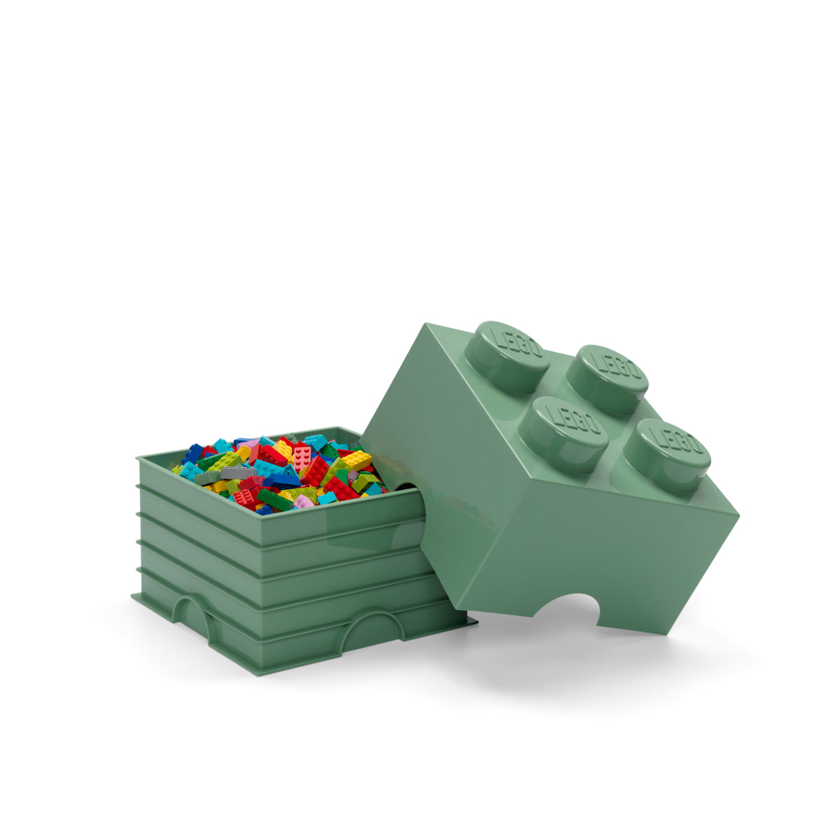 LEGO Storage Brick 4 Stud - Sand Green – AG LEGO® Certified Stores