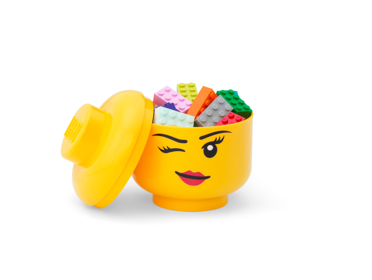 LEGO Storage Head Winking – Mini – AG LEGO® Certified Stores