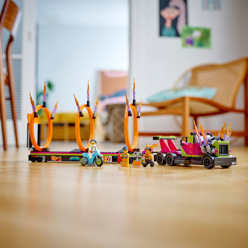 LEGO® City Stunt Truck & Ring of Fire Challenge – AG LEGO® Certified Stores