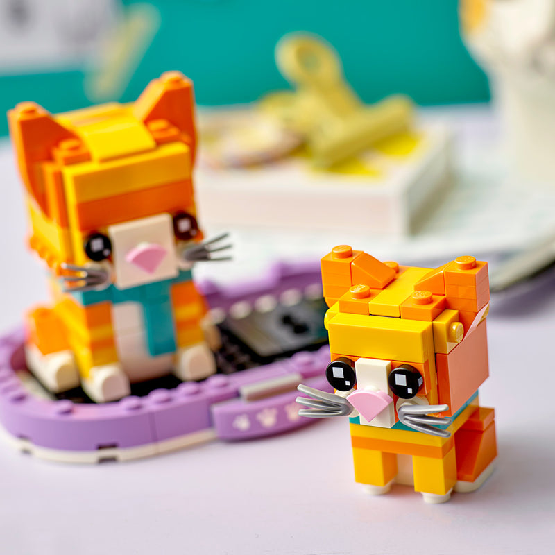 LEGO® BrickHeadz™ Ginger Tabby – AG LEGO® Certified Stores