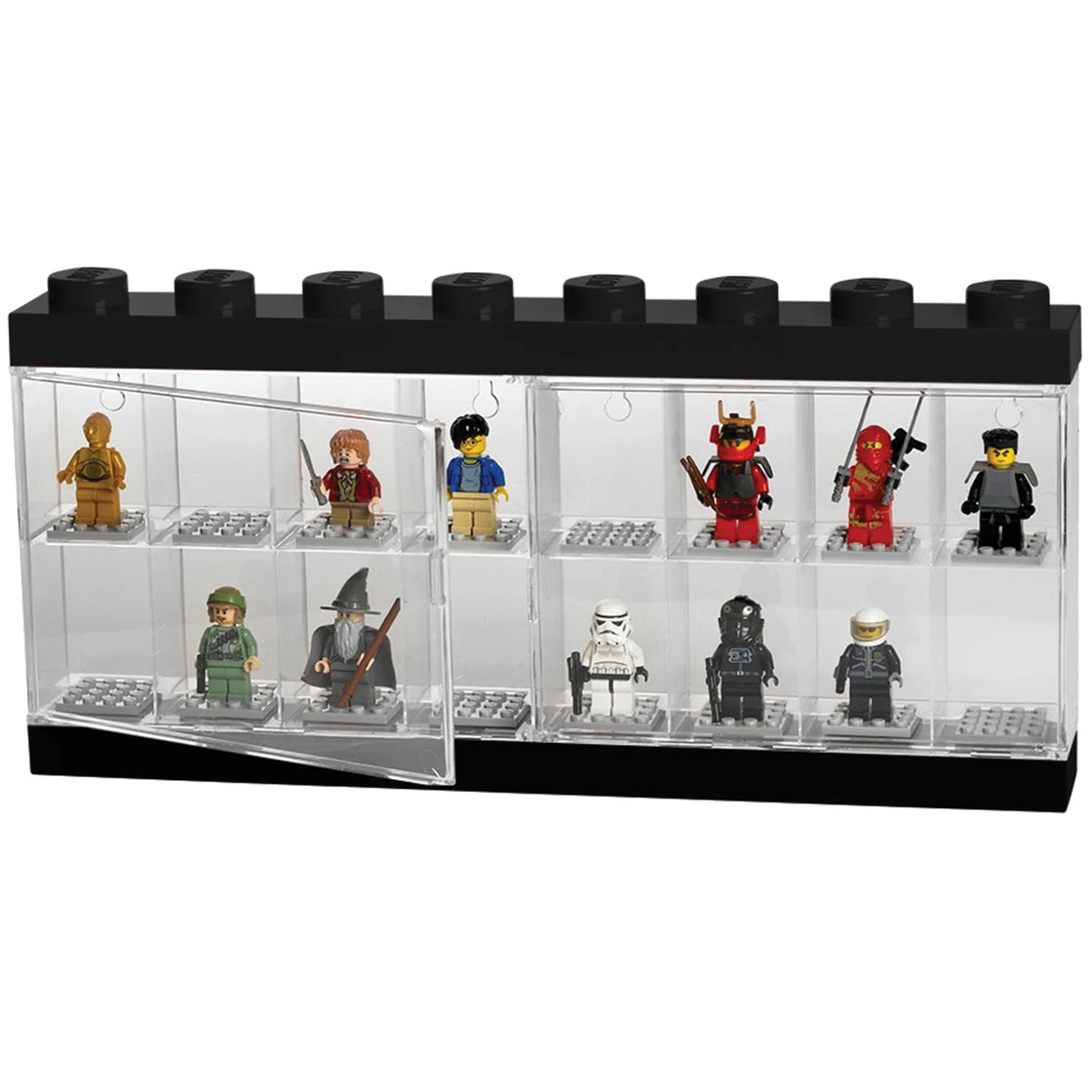 LEGO Minifigure Display Case 16 – Black – AG LEGO® Certified Stores