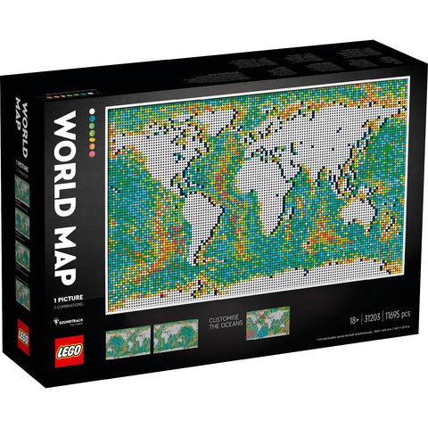 LEGO® Art World Map – AG LEGO® Certified Stores