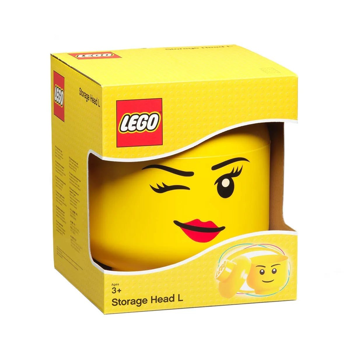 LEGO® Storage Head – Large Winking – AG LEGO® Certified Stores